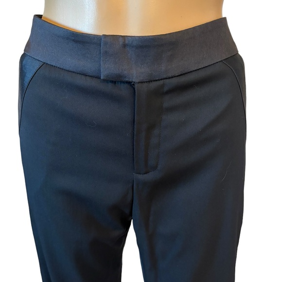 Alvin Valley | Pants & Jumpsuits | Alvin Valley Black Satin Stripe ...